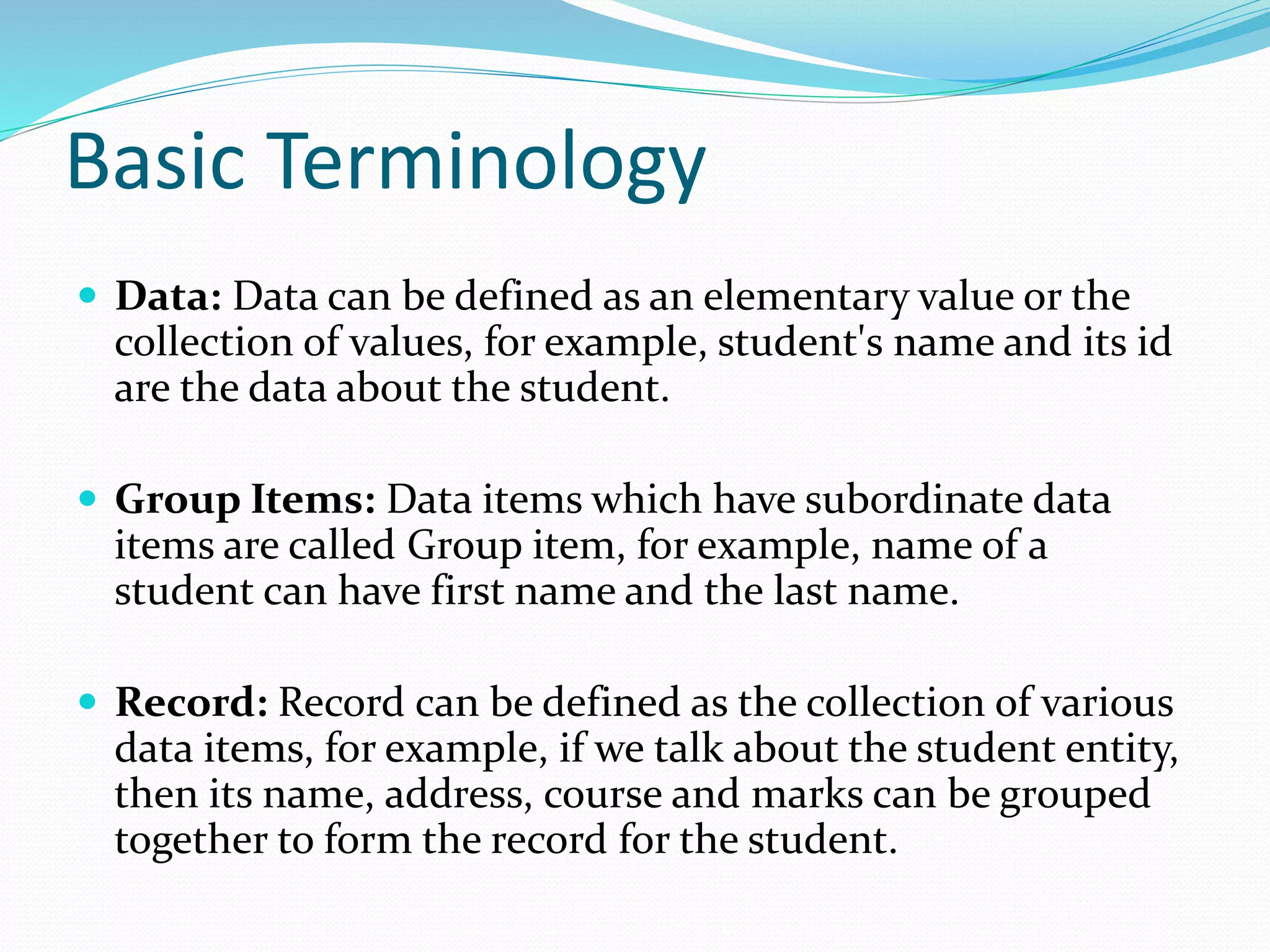 introduction to Data Structure and classification | PPTX
