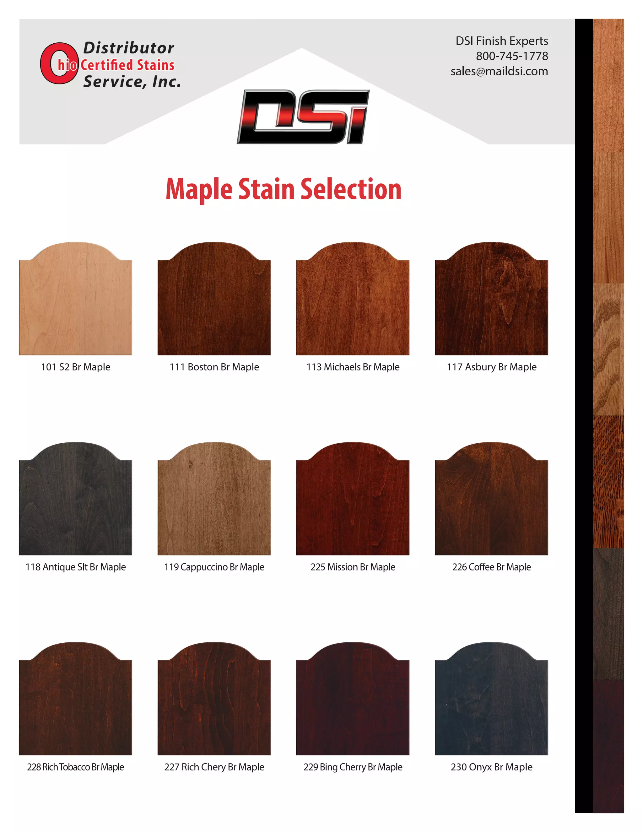 DSI Ohio Certified Stain Guide | PDF