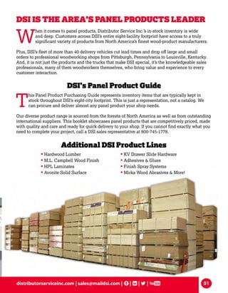 Dsi panel product guide web | PDF | Woodworking | Arts and Crafts