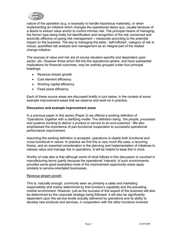 Dsi papers series 1 paper 3 - aug 09 | PDF | Business Administration ...