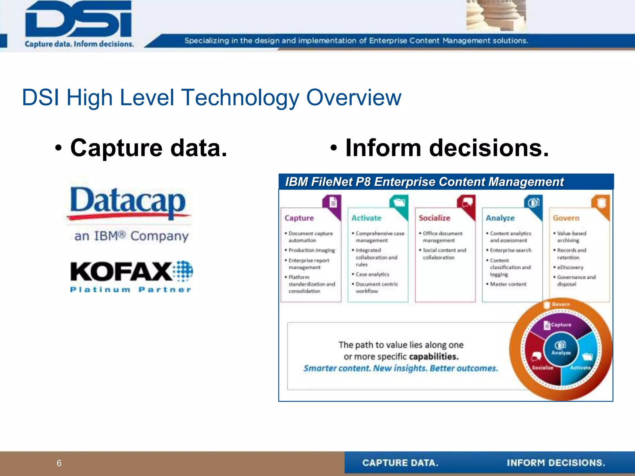 DSI Corporate Overview | PPTX | Operating Systems | Computer Software ...