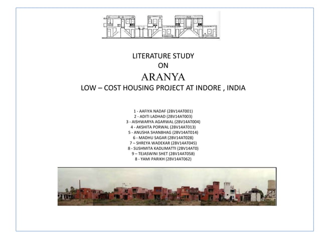 ARANYA HOUSING, INDORE | PPTX