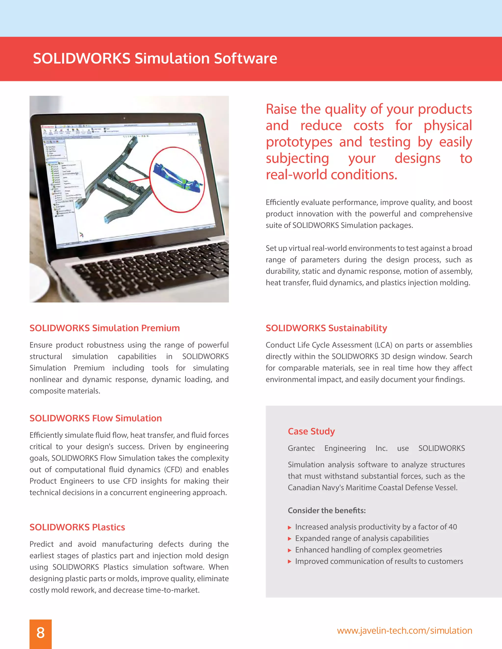 Javelin SOLIDWORKS Brochure | PDF