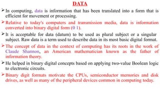 Data Structures using java notes for MCA | PPT