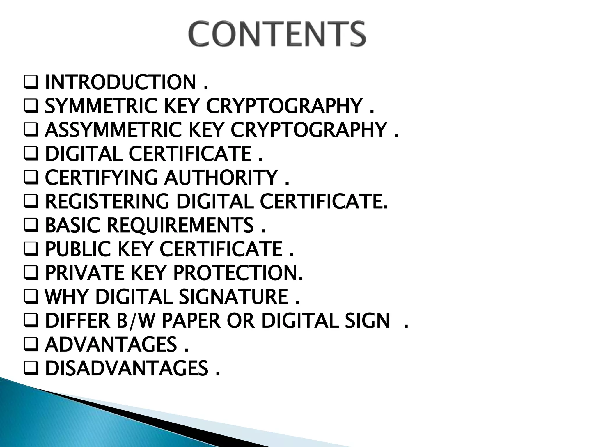 Digital signatures | PPT