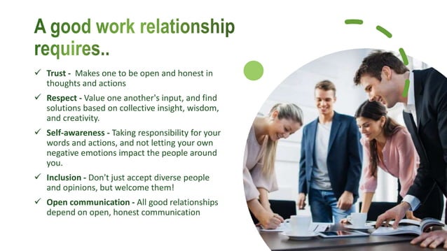 Keys to effective relationship building | PPTX | Email | Internet