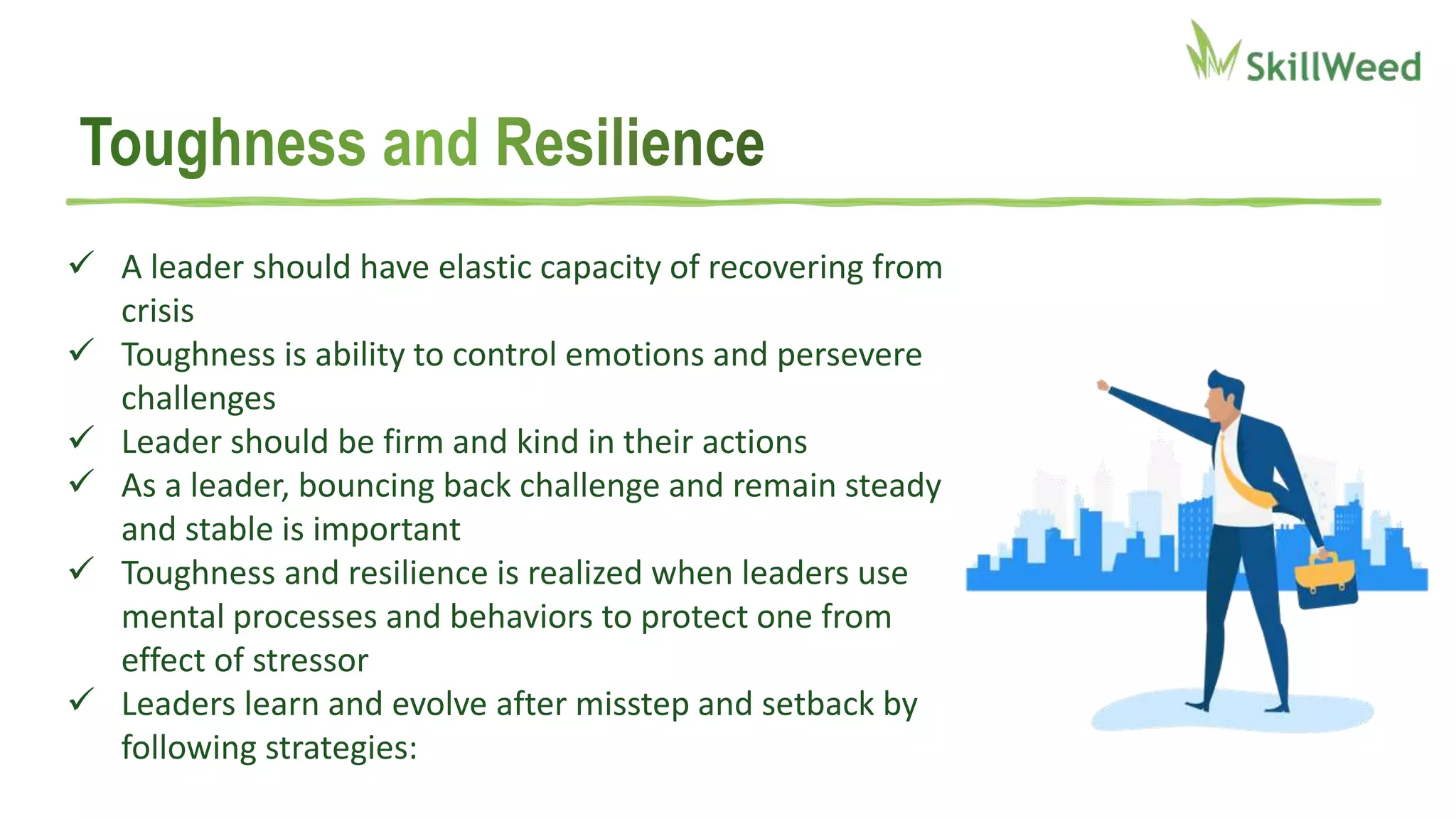 Toughness and resilience Leadership | PPTX