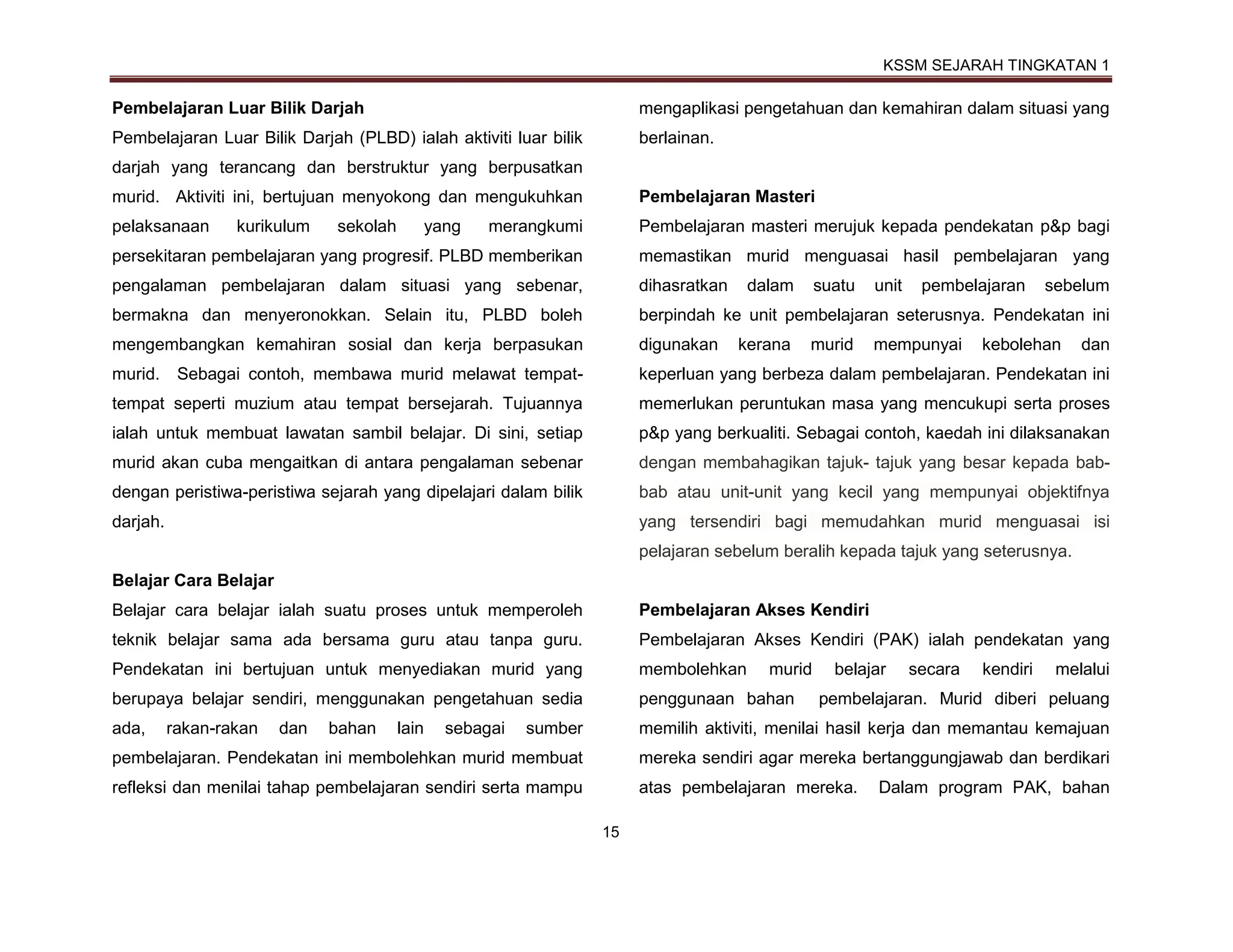 DSKP KSSM SEJARAH TING 1 dokumen standard kurikulum dan pentaksiran ...