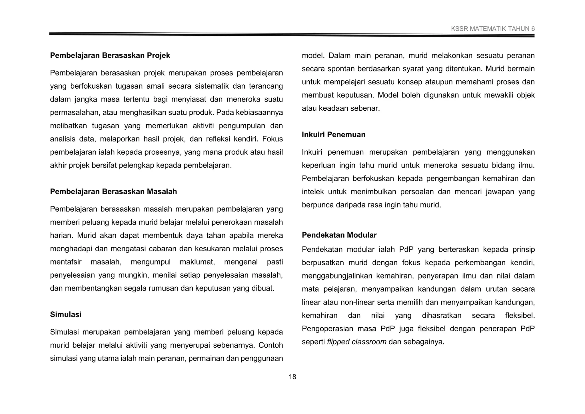 DSKP MATEMATIK TAHUN 6 2023 | PDF