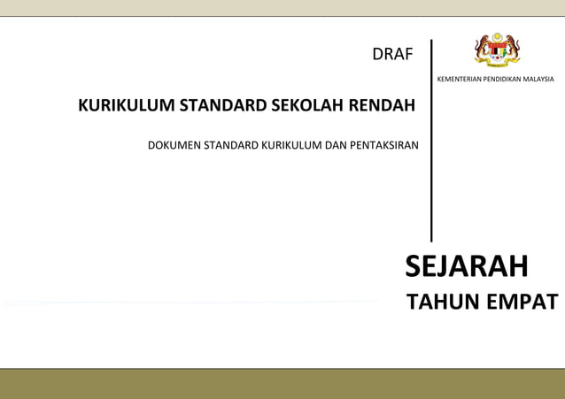 Dskp sejarah tahun 4 | PPT