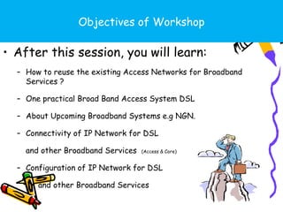 Broad Band technology, Next generation network (NGN),DSLAM | PPT