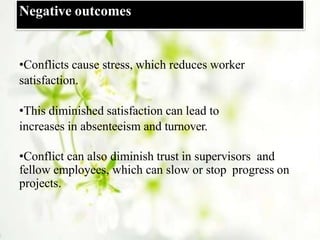 Managing Conflict in Organization | PPTX