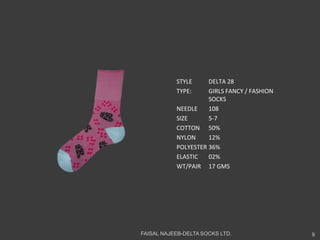 DSL KIDS SOCKS RANGE | PPTX