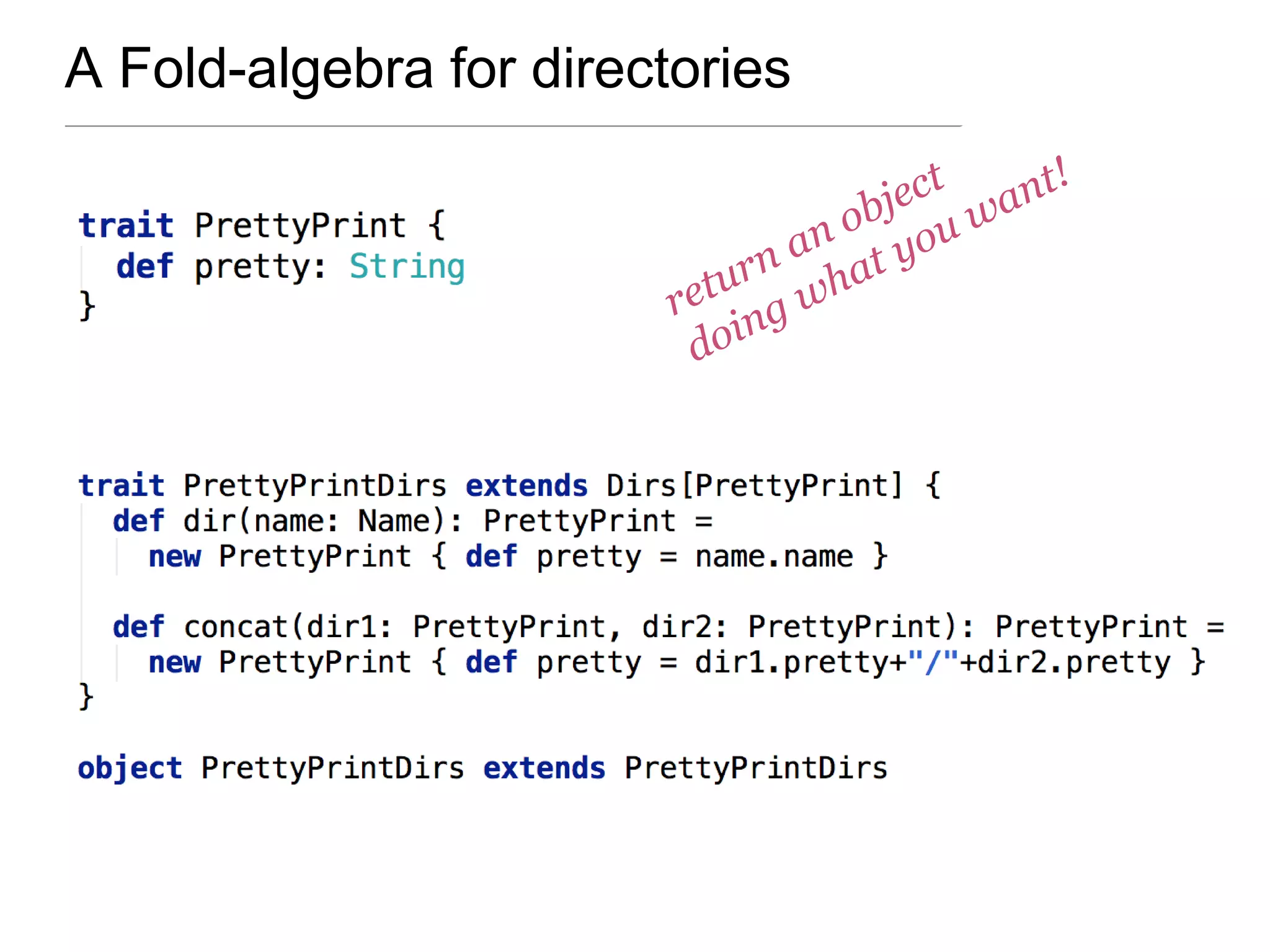 DSLs with fold algebras | PPTX | Programming Languages | Computing