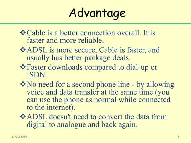 Dsl and adsl | PPT