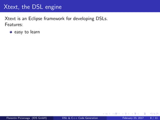 Domain Specific Languages and C++ Code Generation | PDF | Web Development | Internet