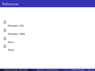 Domain Specific Languages and C++ Code Generation | PDF | Web Development | Internet