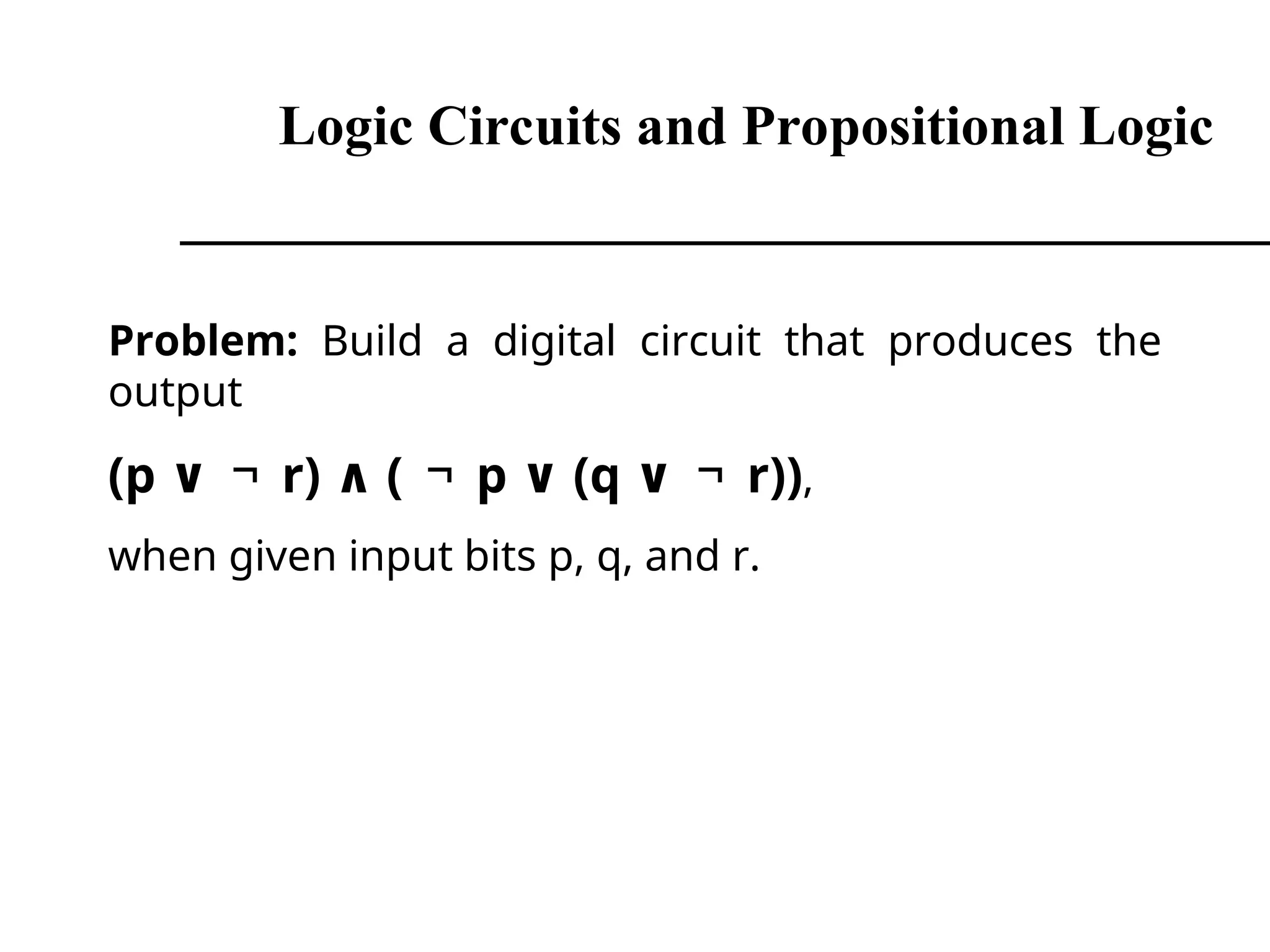 Discrete Structures |Topic: Logic and Proofs | PPT