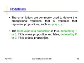 Discrete Structures. Lecture 1 | PDF