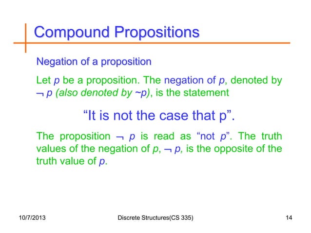 Discrete Structures. Lecture 1 | PDF
