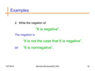 Discrete Structures. Lecture 1 | PDF