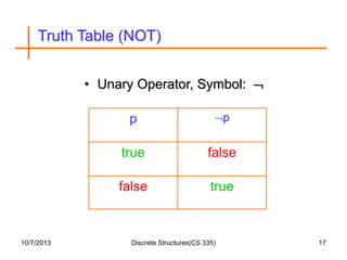 Discrete Structures. Lecture 1 | PDF