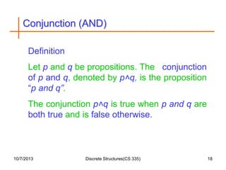 Discrete Structures. Lecture 1 | PDF