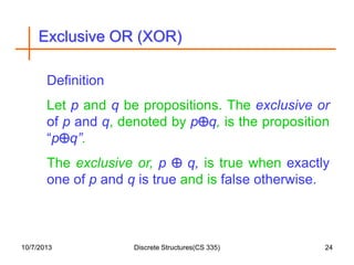 Discrete Structures. Lecture 1 | PDF