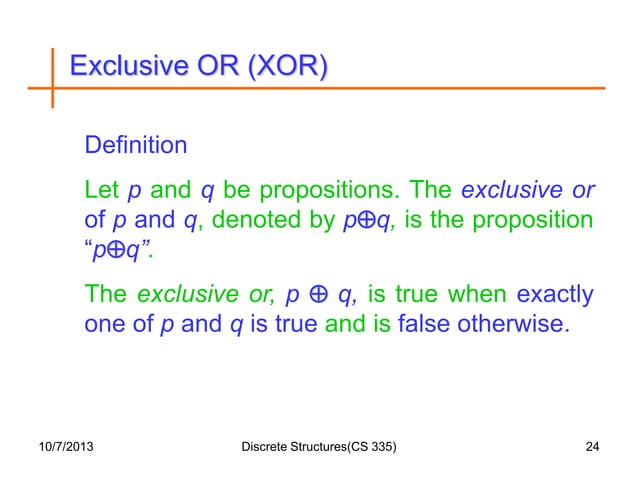 Discrete Structures. Lecture 1 | PDF