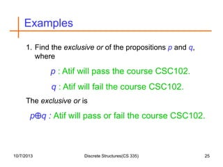 Discrete Structures. Lecture 1 | PDF