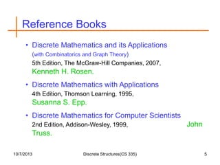 Discrete Structures. Lecture 1 | PDF