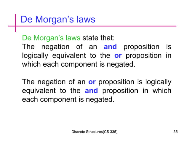 Discrete Structures lecture 2 | PDF