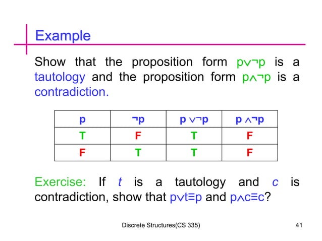 Discrete Structures lecture 2 | PDF