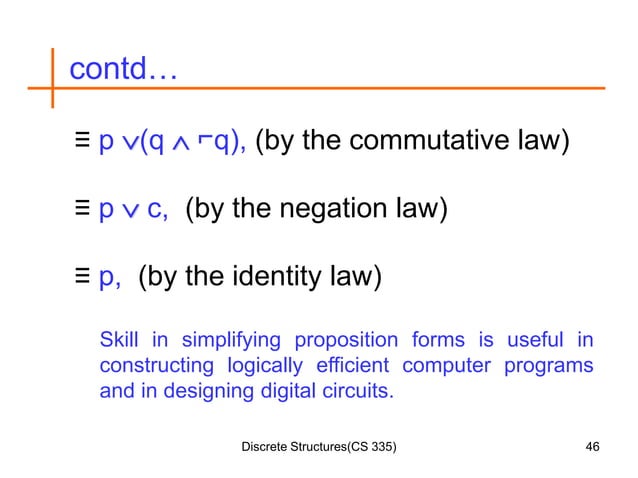 Discrete Structures lecture 2 | PDF