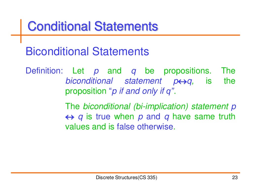 Discrete Structures Lecture 2 