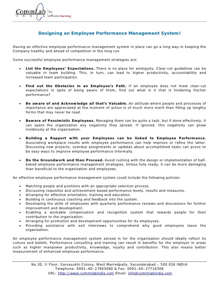 What are the strategies for setting up a successful employee ...