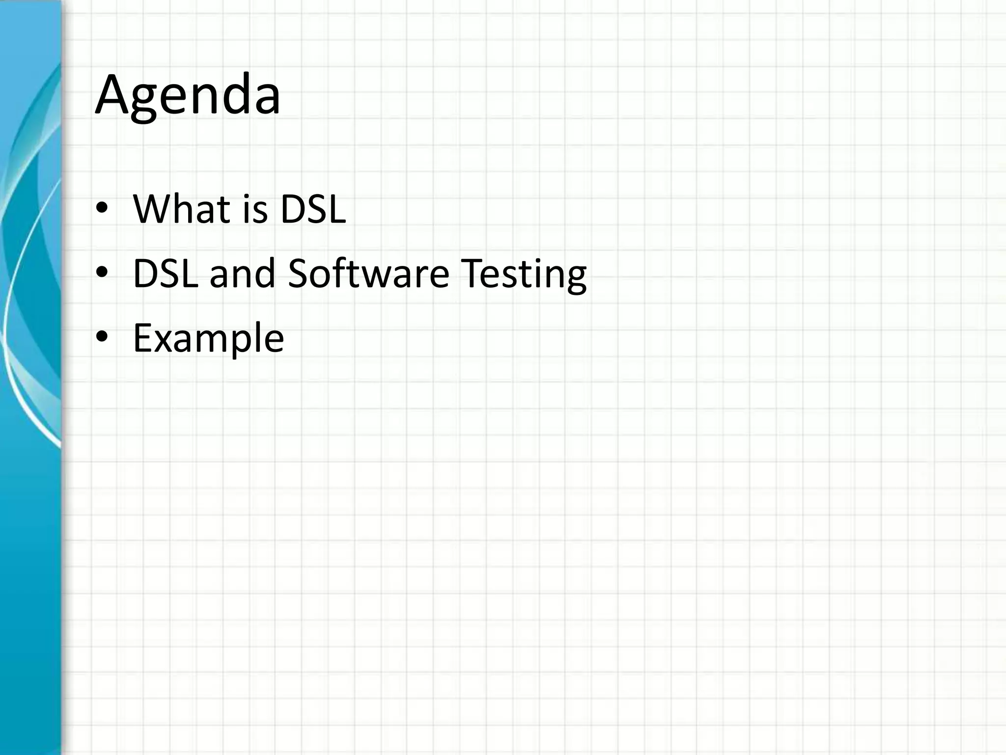 DSL in test automation | PPT