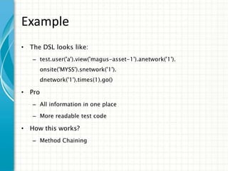 DSL in test automation | PPTX | Programming Languages | Computing