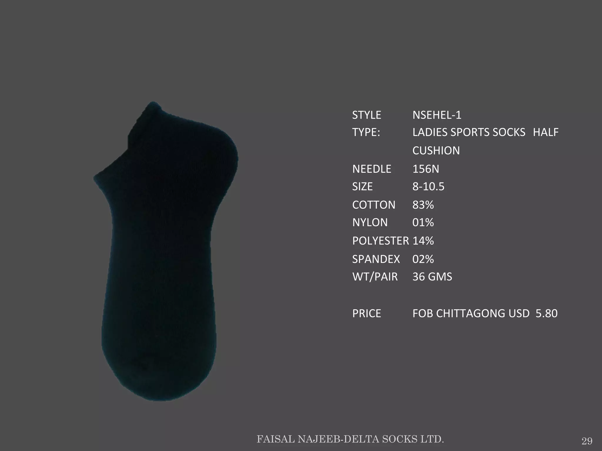 DELTA SOCKS PRODUCT CATALOGUE | PDF | Sports Equipment | Sports