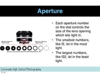DSLR: Aperture & Shutter | PPT