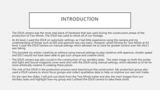 DSLR evaluation | PPT