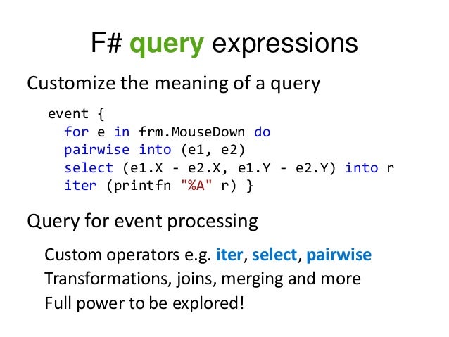 Creating Domain Specific Languages in F#