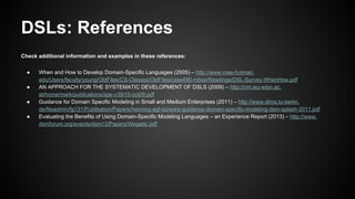 Domain Specific Languages: An introduction (DSLs) | PDF