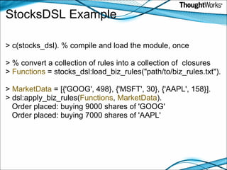 DSLs In Erlang | PPT