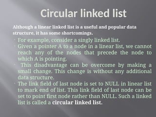 DSL Unit 4 (Linked list) (PPT)SE3rd sem sppu.pptx | Programming Languages | Computing