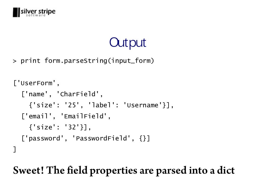 Creating Domain Specific Languages in Python Creating Domain Specific Languages in Python