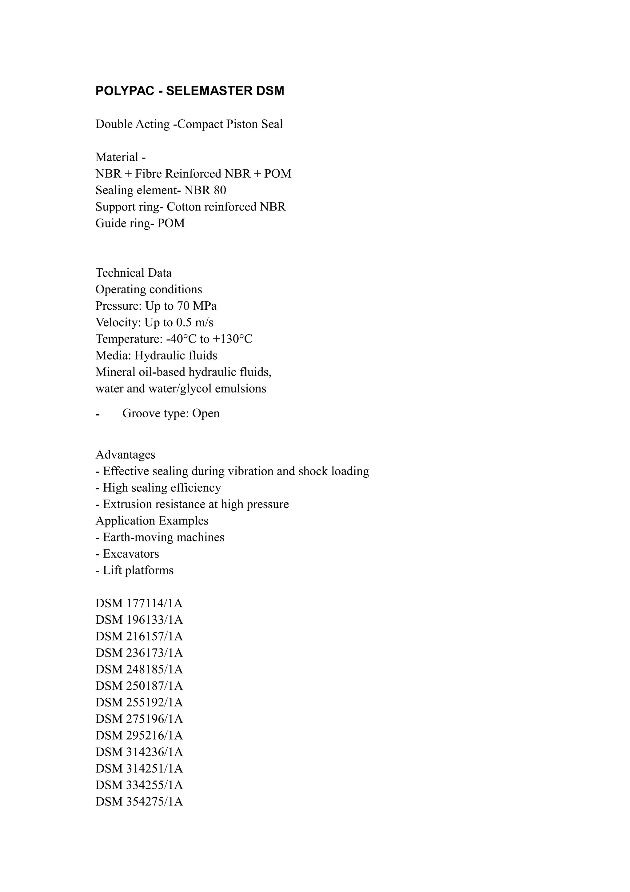 Turcon POLYPAC - SELEMASTER DSM China | PDF
