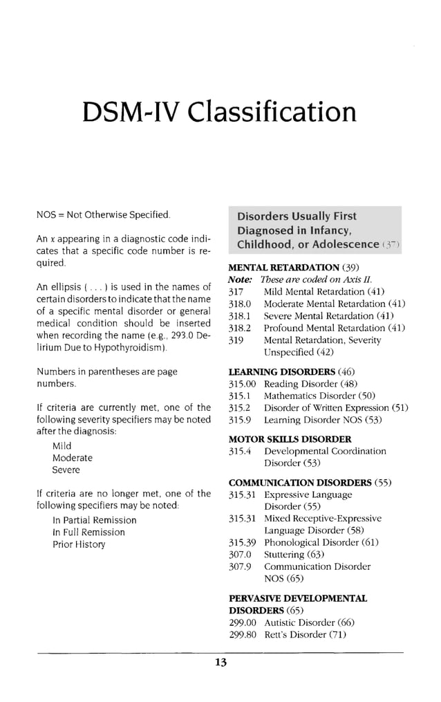 Dsm iv | PDF