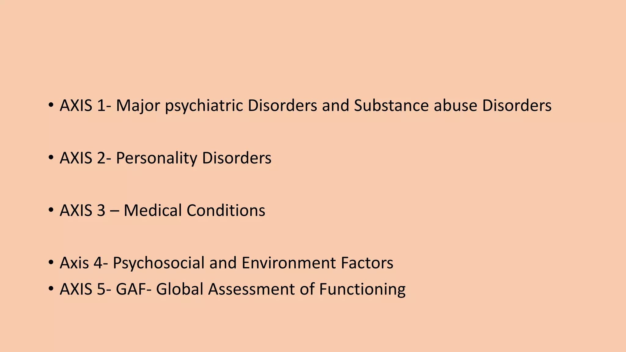 DSM IV & DSM-5 differences | PPTX