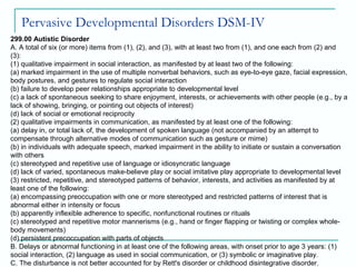 Dsm iv ppd vs. dsm-5 asd | PPT